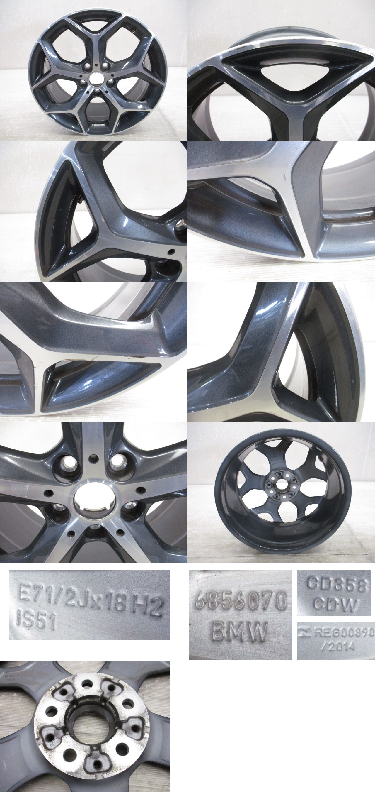 代購代標第一品牌－樂淘letao－1本のみ出品 BMW X1 F48 純正 ホイール 18 × 7.5J 5穴 112 +51 6856070 ...