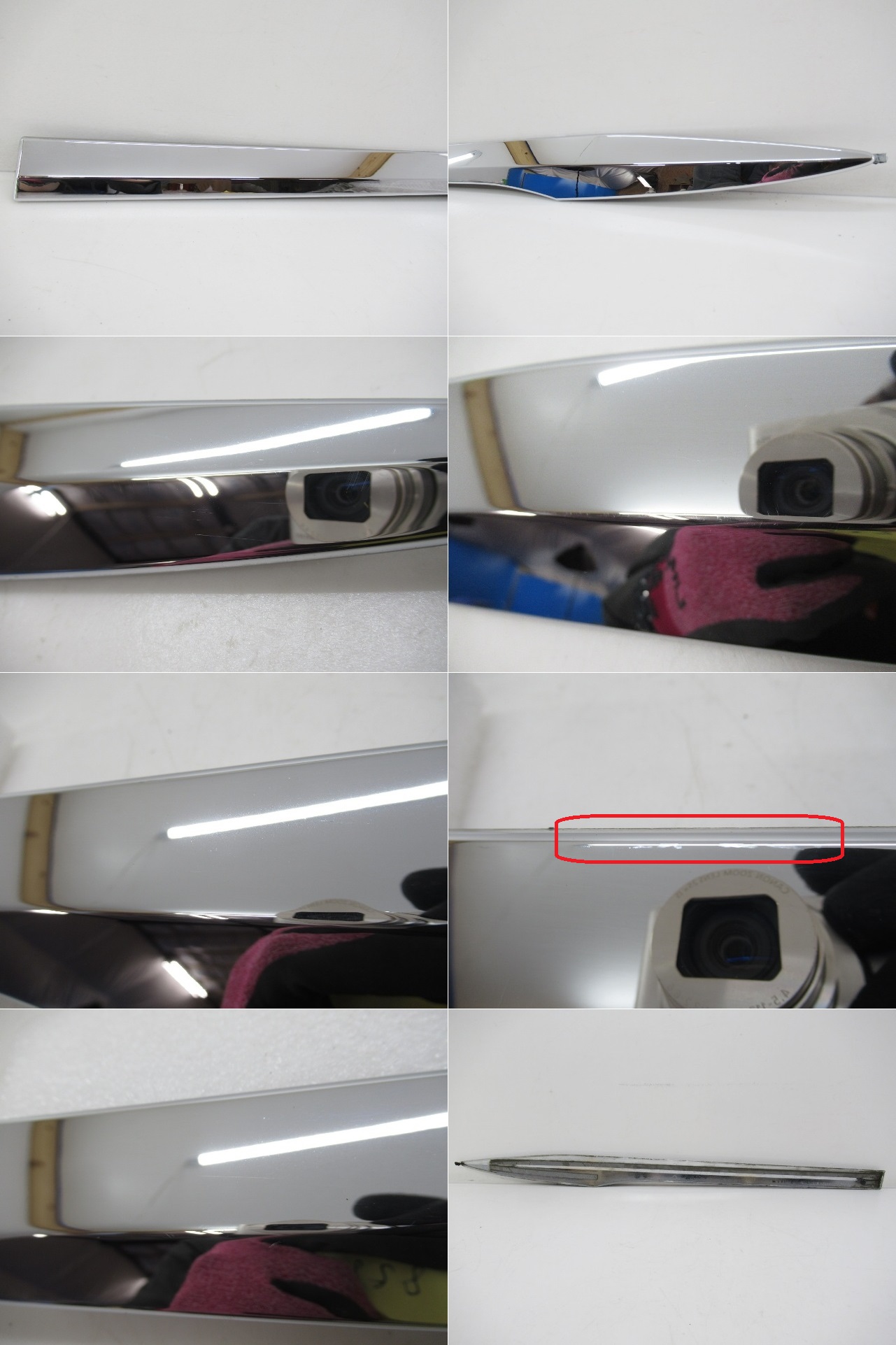 【やや傷や汚れあり】モデリスタ エスクァイア ノア ヴォクシー Zrr80g Zwr80g 左 サイドパネル メッキ ガーニッシュ