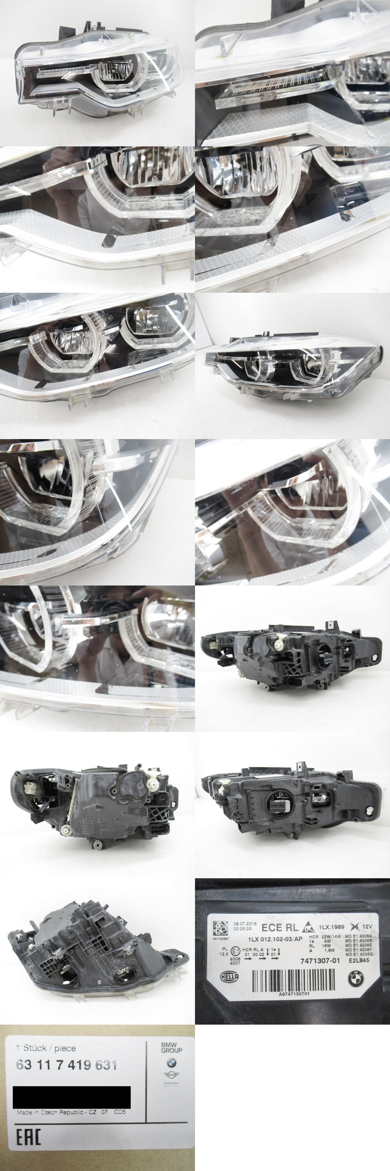 代購代標第一品牌－樂淘letao－【売り切り】 BMW 3シリーズ F30 F31 LCI 純正 左 LED ヘッドライト ...