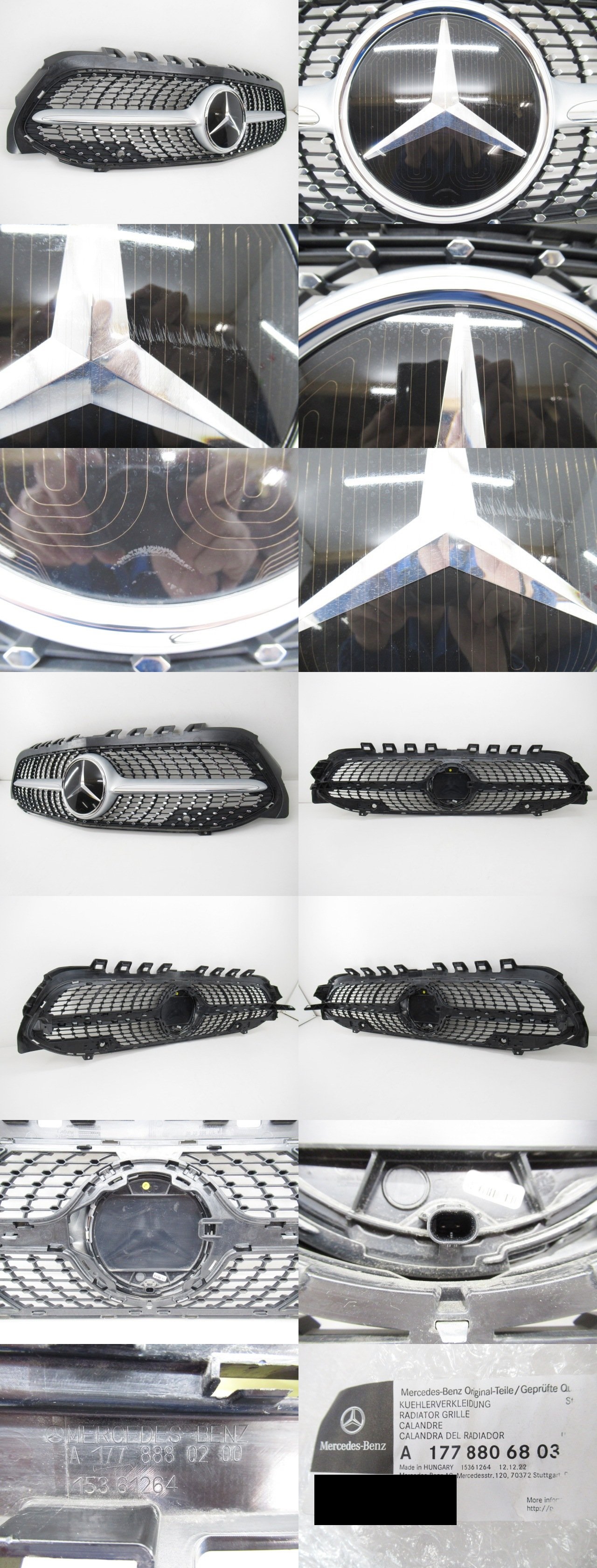 日本代購代標第一品牌【樂淘letao】－【売り切り】 ベンツ Aクラス W177 純正 フロントグリル ダイヤモンドグリル ...