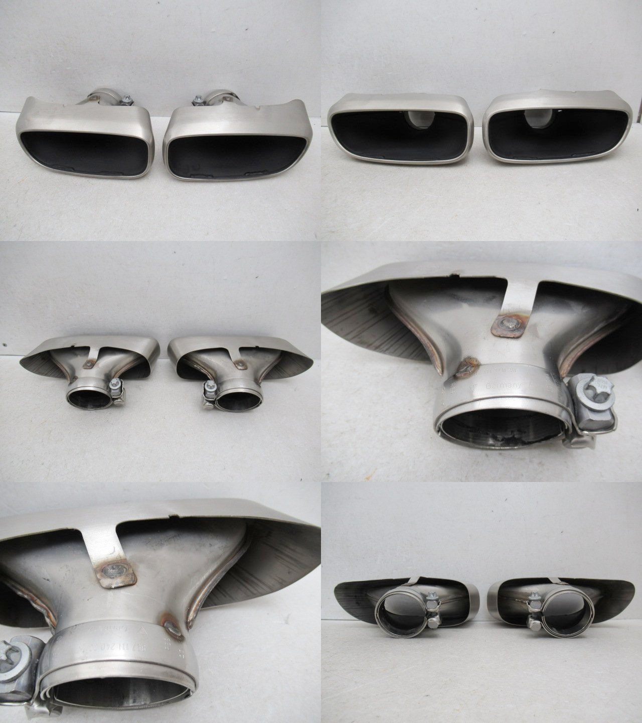 日本代購代標第一品牌【樂淘letao】－【即決有】 Porsche ポルシェ カレラ 991 純正 左右 マフラーカッター 9P1 251 ...