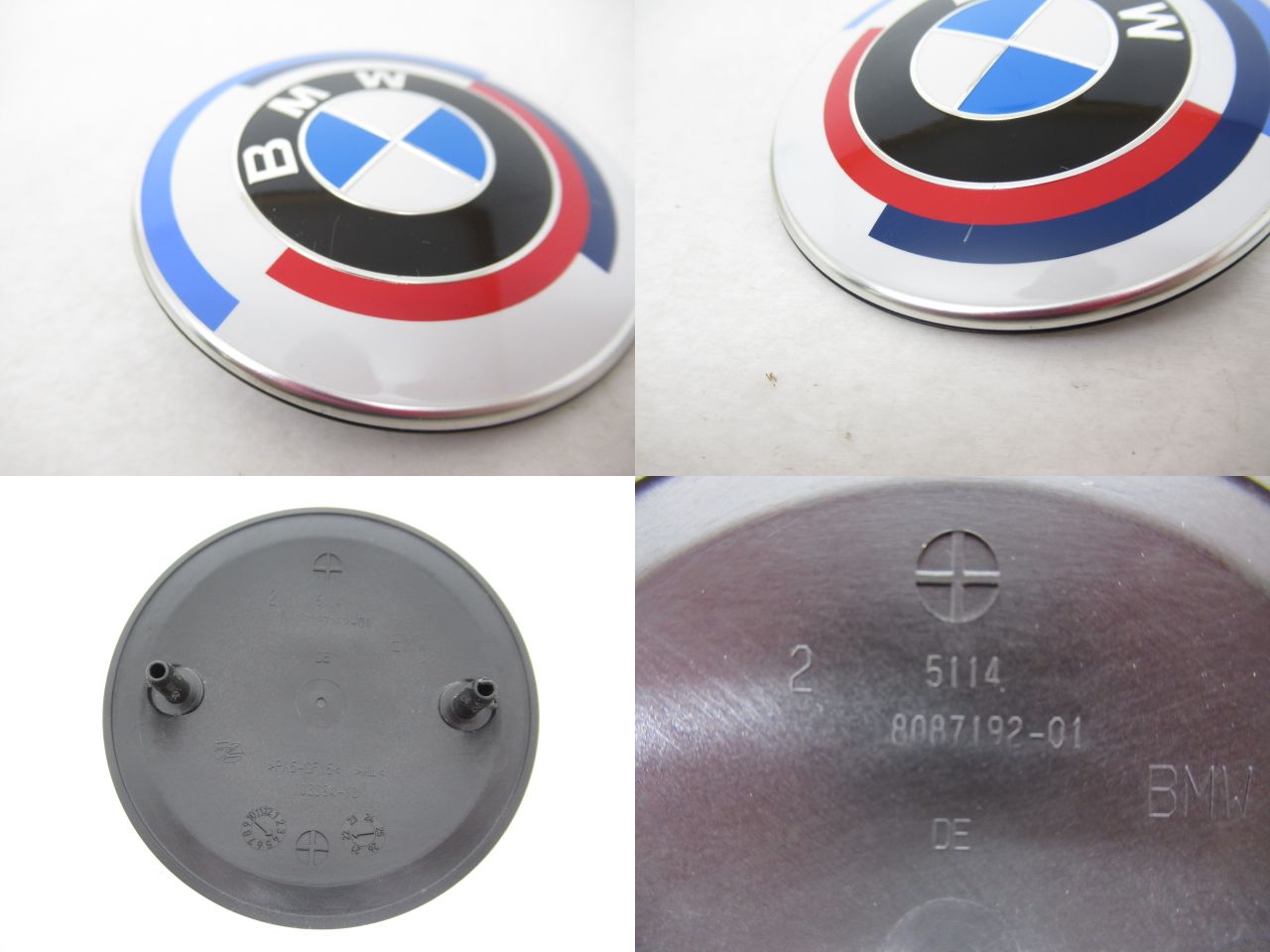 日本代購代標第一品牌【樂淘letao】－BMW F40 F44 82mm 純正 ボンネット 50th Anniversary クラシック エンブレム 5114 8087192-01 (n095764)